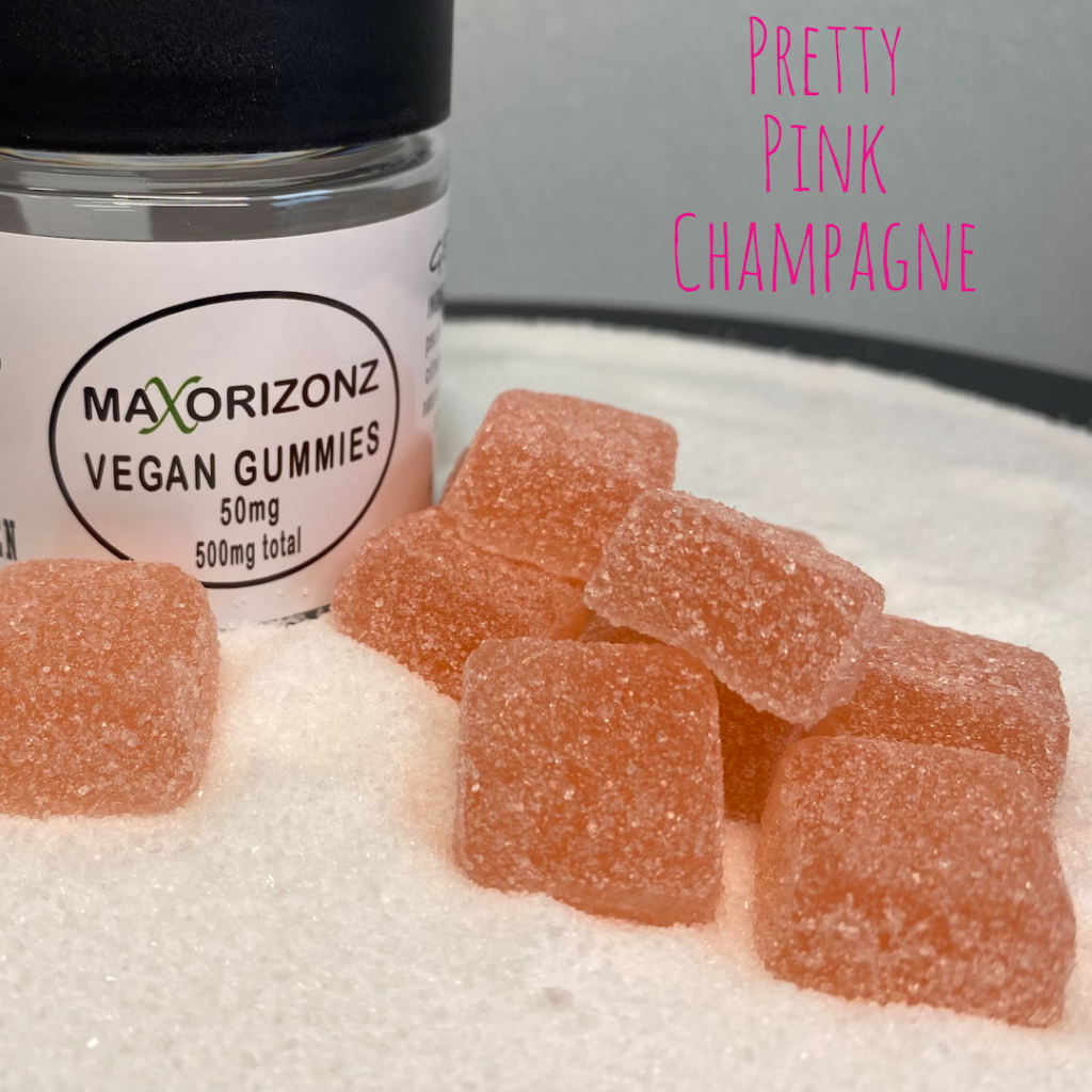 Pretty Pink Champagne Premium THC Gummies - Maxorizonz LLC